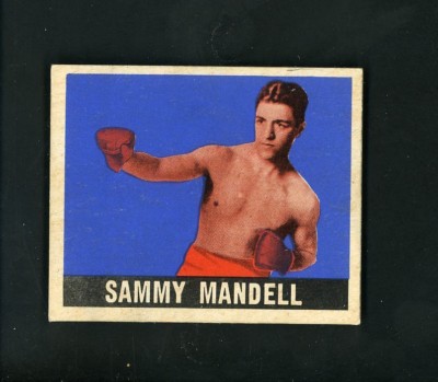 1948 Leaf Boxing # 24 Sammy Mandell EX++ condition Boxer Grey Back | eBay