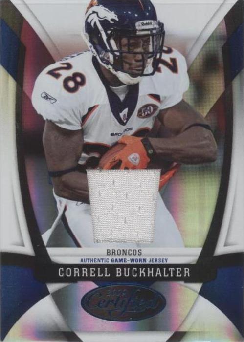 2009 Certified - Correll Buckhalter #38 Mirror Blue Materials /100 (MEM ...