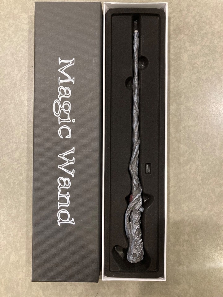 Mad Eye Moody Light-Up LED Magic Wand Harry Potter Hogwarts Adventure ...