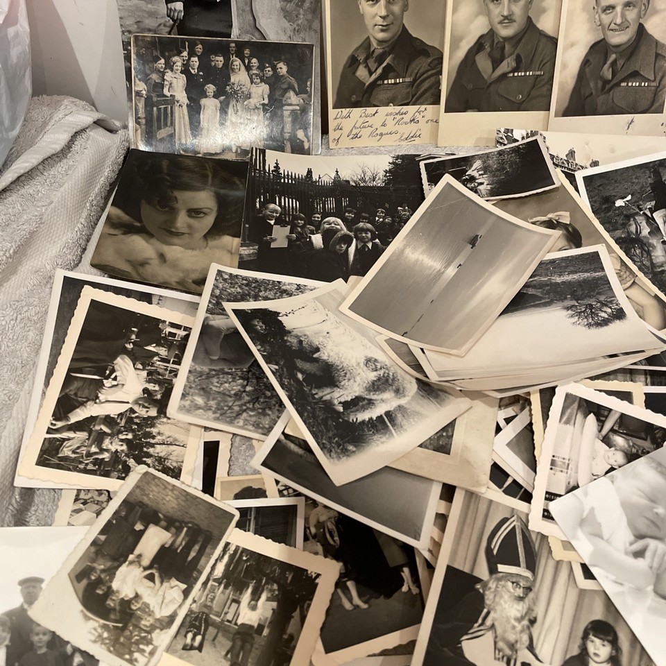 WW1 ,WW2 Job lot of vintage black & white photographs -Family ...
