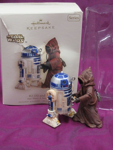 R2-D2 and JAWA Star Wars "A New Hope" 2007 Hallmark Keepsake Ornament ...