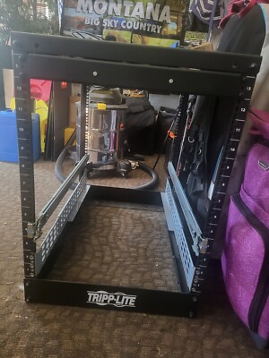 Tripp Lite 13U 4-Post Open Frame Rack, Network Equipment Rack, 1000 lb ...