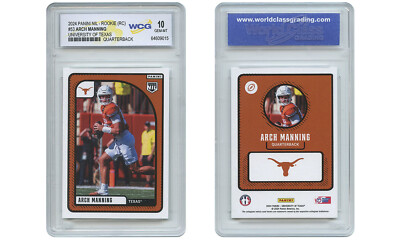2024 Panini NIL ARCH MANNING Texas Longhorns QB True ROOKIE Card #53 ...