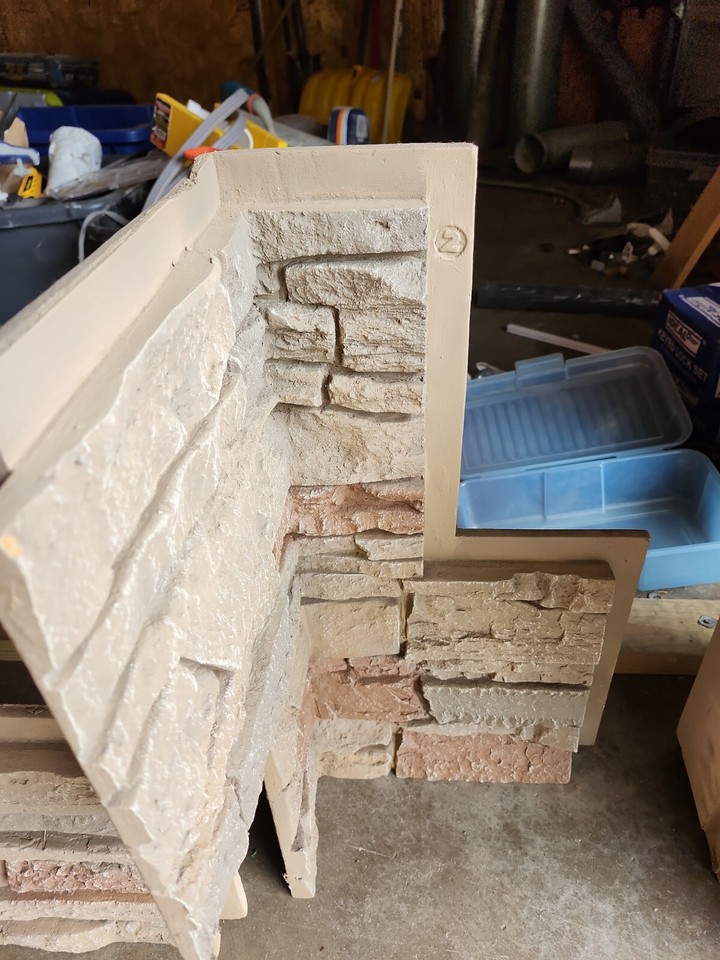 genstone desert sunrise inside and outside corner and left and right ...