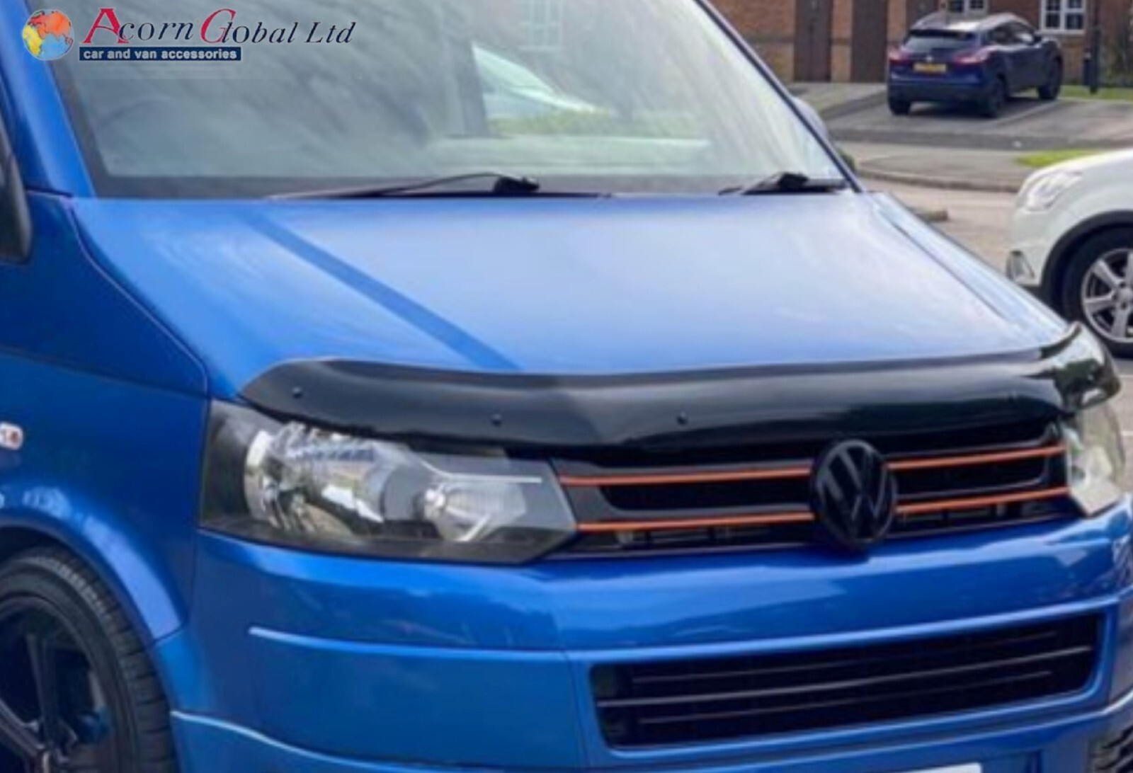 FOR VW T5 T5.1 TRANSPORTER 10-15 BONNET WIND STONE DEFLECTOR PROTECTOR ...