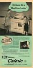 1948 Print Ad of Caloric Ultramatic LP-Gas Stove Oven mealtime loafer ...