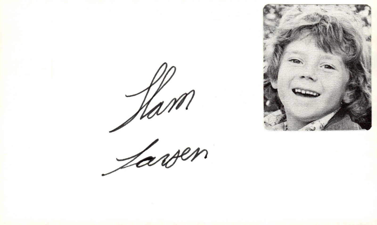 Ham Larsen Signed Auto 3x5 Index Card Enemy of the People | eBay