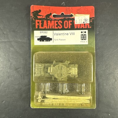Flames of War BR062 Valentine VIII British Rare OOP 15mm WWII | eBay