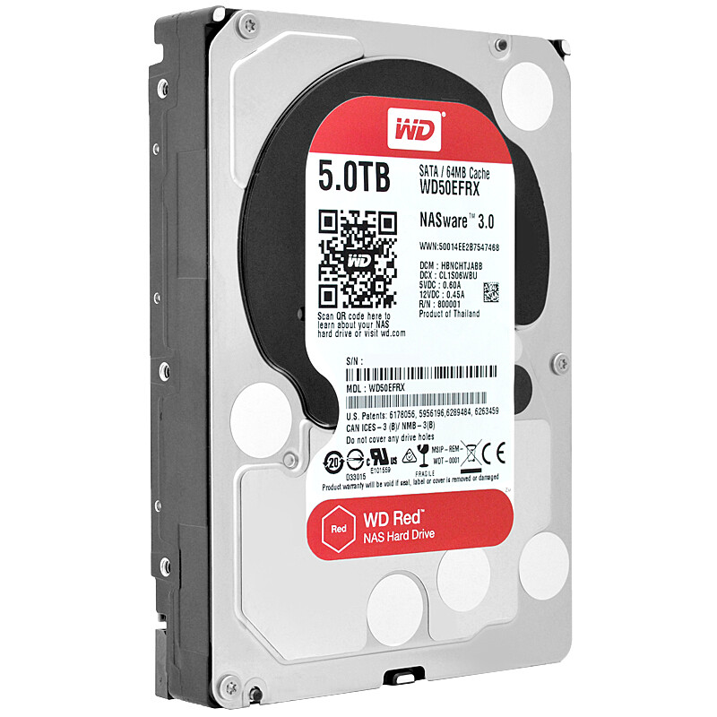 Western Digital Red 5TB WD50EFRX Nasware 3.0 SATA III 64MB 3.5'' | eBay