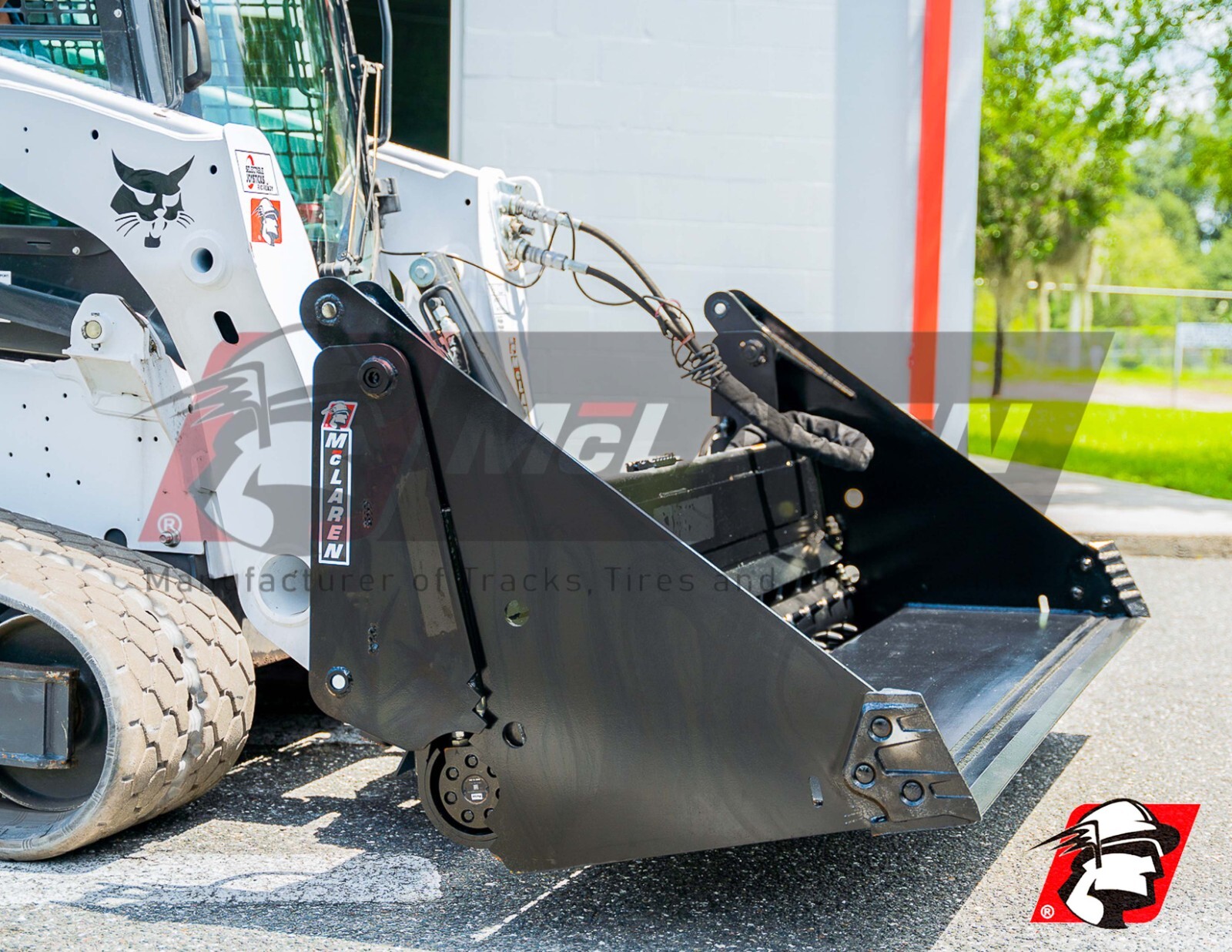 84" Power Rake Bucket Attachment Soil Conditioner Harley Rake for CAT ...