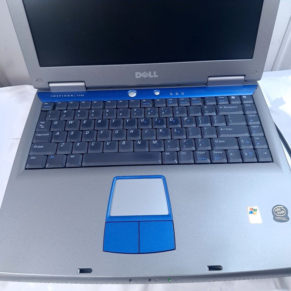 Dell Inspiron 1100 PP07L Notebook Laptop Windows XP w/ charger adapter ...
