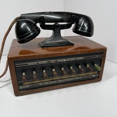 Vintage Dictograph Telephone Intercom Substation | eBay