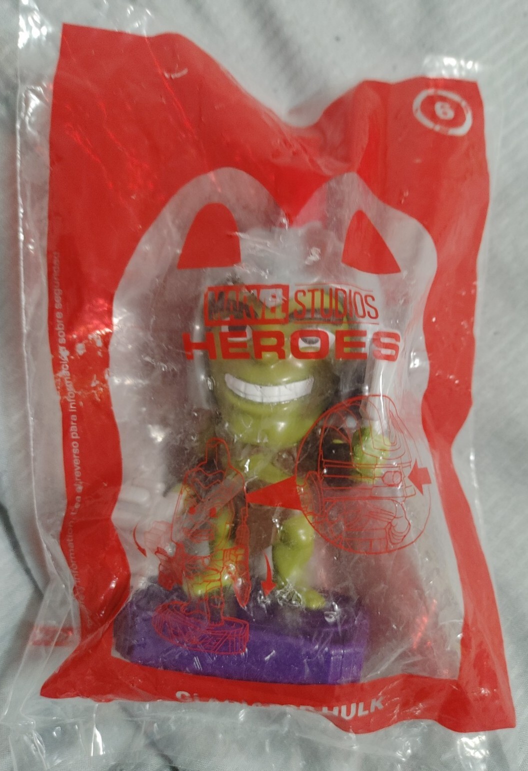 2020 MCDONALD'S MARVEL STUDIO HEROES GLADIATOR HULK HAPPY MEAL TOY ...