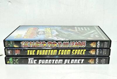 Phantom from Space, Phantom Planet, Phantom 10,000 Leagues DVD Vintage ...