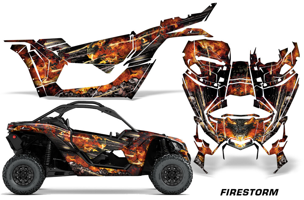 UTV Graphics Decals Stickers for Can-Am Maverick X3 XDS XRS 2DR 16-23 ...