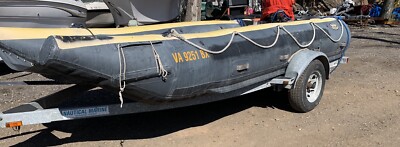 DEMAREE inflatable boats DIB 17 Ft Sea Sled Rescue White Water ...
