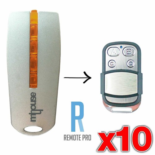10 x Mhouse/MyHouse Door Gate Remote Control Compatible TX4 TX3 GTX4 ...