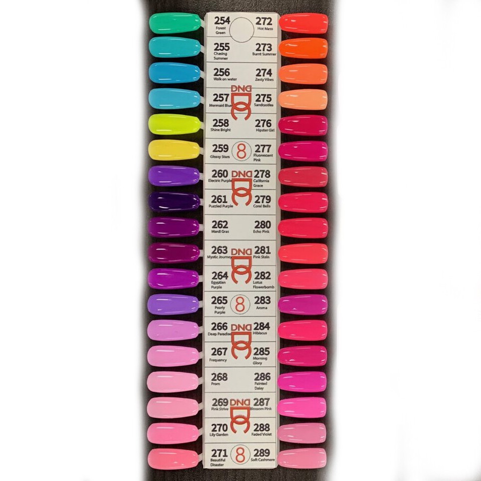 DND DC Gel polish and matching lacquer - Pink Blossom #287 | eBay