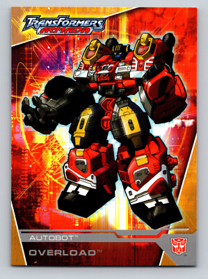 2003 Fleer Transformers Armada #76 Overload Autobot Trading Card Hasbro ...