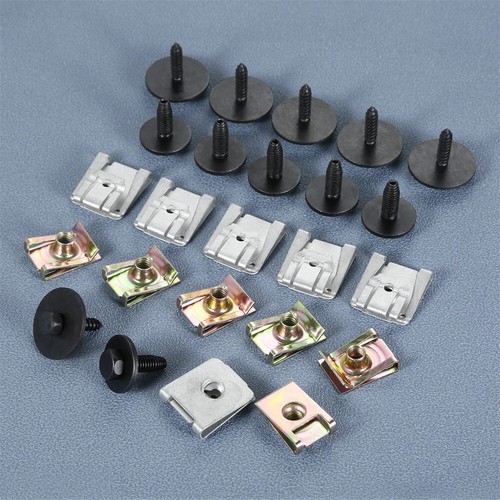 Car Engine Undertray Fixing Clips Screws Under Cover for Mercedes E ...