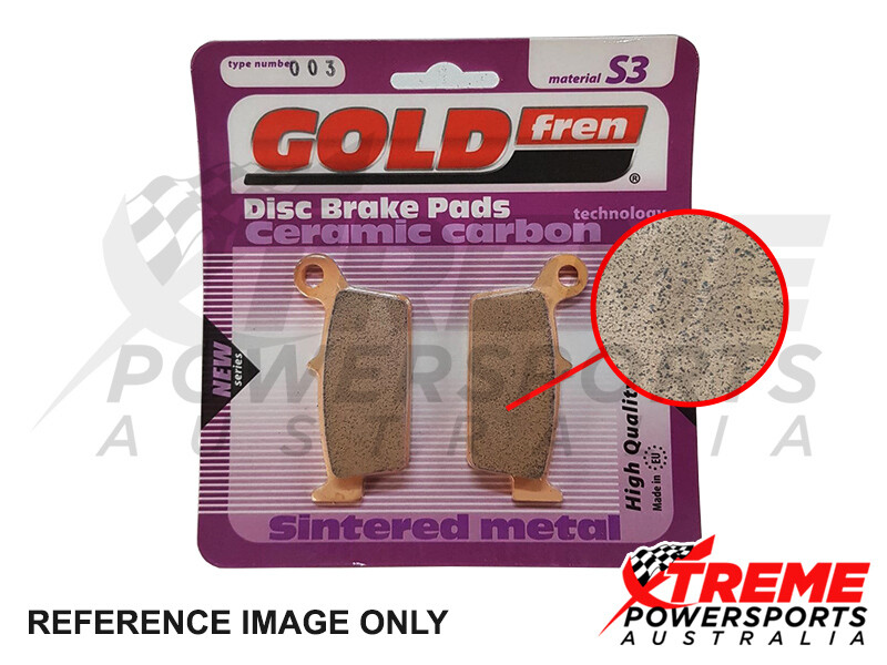Honda SW-T 600 ABS 11-16 Goldfren Sintered Dual Sport Front Brake Pads ...