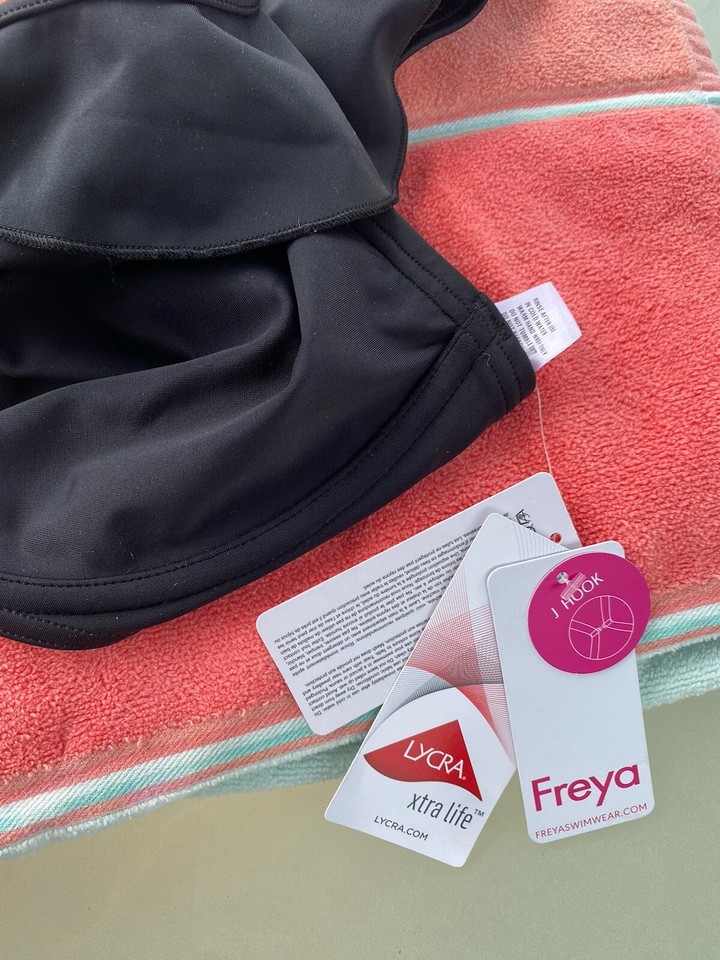 NEW Freya Jewel Cove Underwire Shapewear Bikini Top Swim Suit US 32K UK ...
