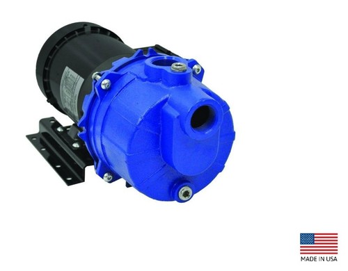 CENTRIFUGAL CHEMICAL PUMP - Cast Iron - 1" Ports - 115-208/230V/1P - 55 ...