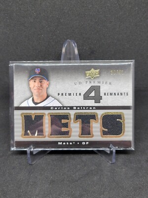 2008 UD Premier - Premier Remnants 4 Milestones #PR4 Carlos Beltran /41 ...