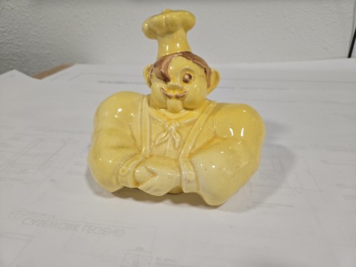 Vintage Red Wing Pottery Chef Pierre Cookie Jar LID ONLY | eBay