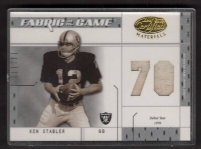 KEN STABLER Game Worn Debut Jersey In an NFL Game (That's a proper COA ...