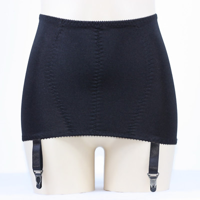 Luxallacki High Waist Open Bottom Girdle Skirt with Garter Straps for ...