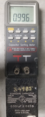 Capacitance meter Sort functions Hi/Low, REL, Max/Min, PC interface (RS ...