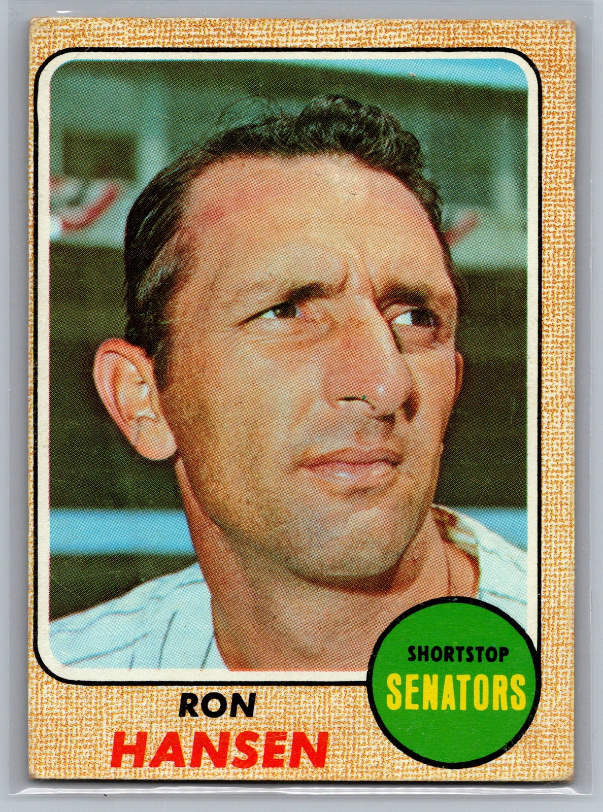 1968 Topps #411 Ron Hansen Washington Senators | eBay