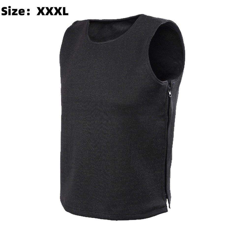 Anti-Cut Anti-Stab Dual Laye Vest Concealed Inner Soft Armor Protective ...