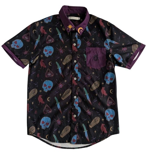 Theo Masters Shirt Top Button Front TikTok LGBTQ Influencer Designer ...