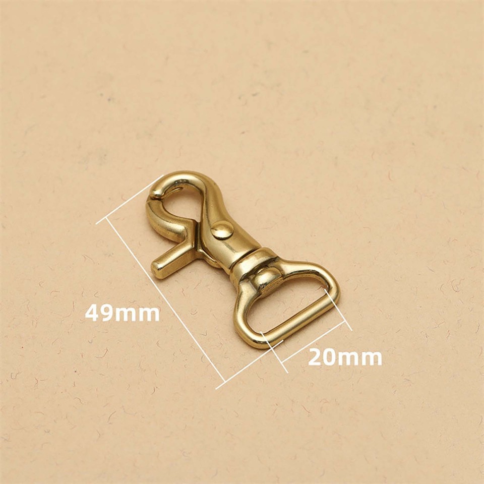 For Dog Leashes Brass Swivel Hook Snap Hook Clip Rust-resistant Finish ...
