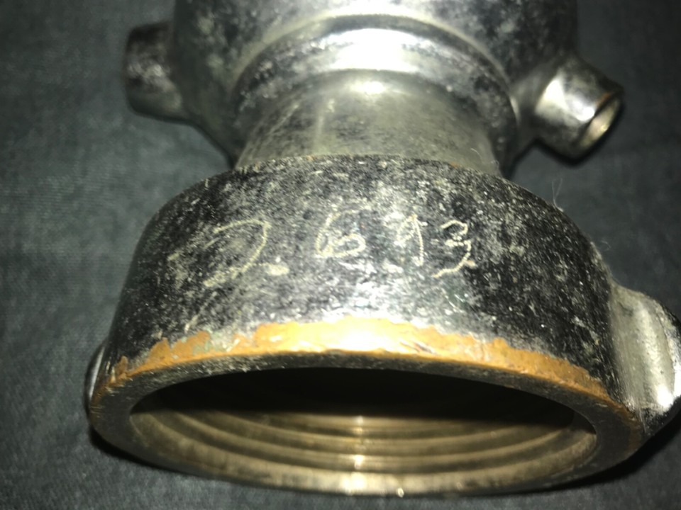 Vintage Brass Bresnan Cellar Distributor Fire Hose 2-1/2” Nozzle | eBay