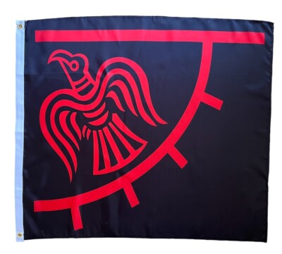 Odinic Raven Flag Viking Norse Odin Flag 100 x 90cm | eBay Australia