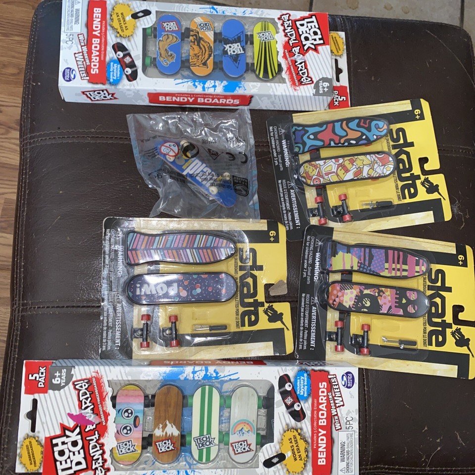 Tech Deck Lot of Mini Finger Skateboards Tool Wheels & Skate Sets ...