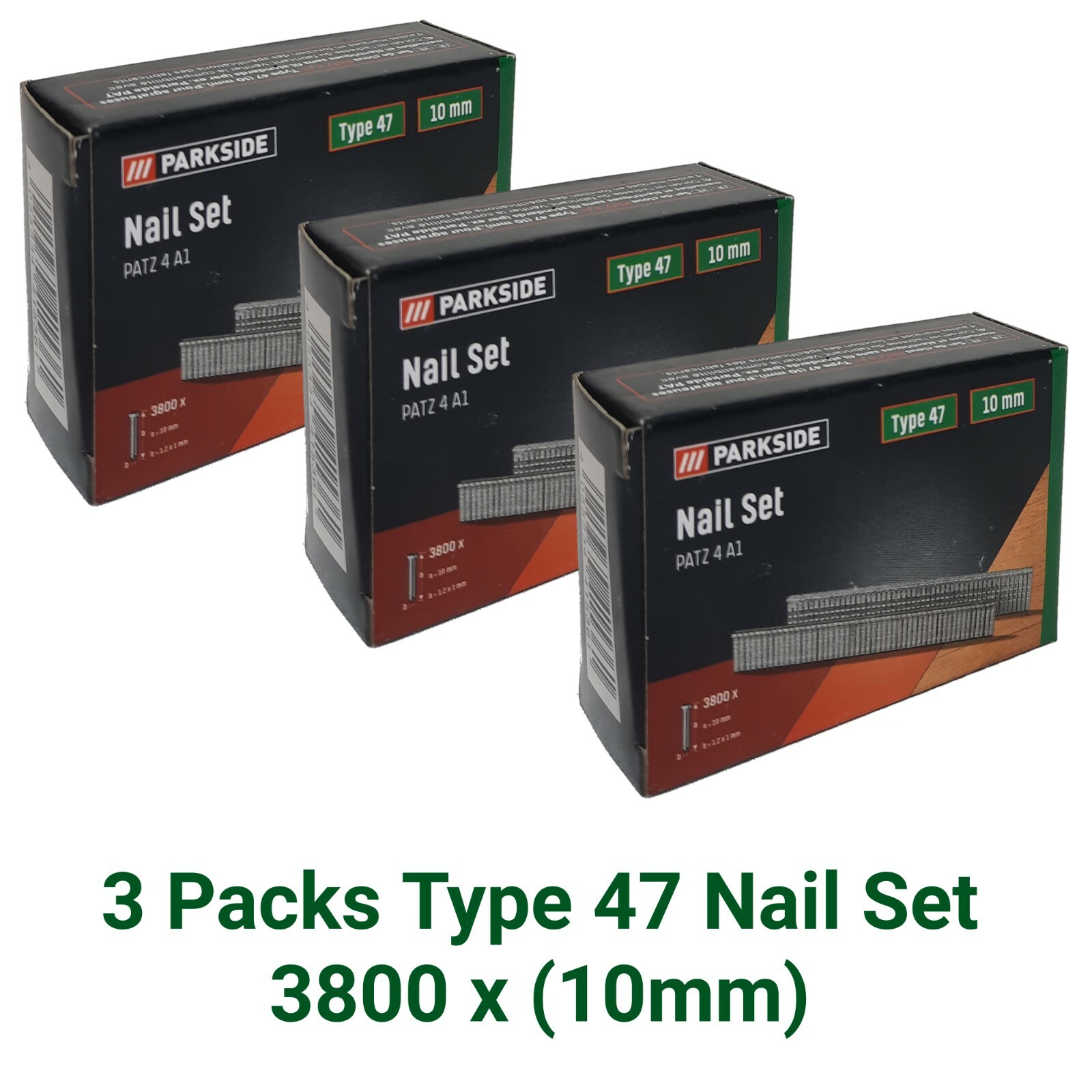 Parkside Type 53 47 Refill 8/6mm 12/10mm Staple Or 10mm Nail For ...