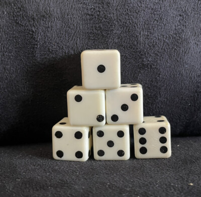 Lot Of 5 Dice Replacement Board Game Playing Dice | eBay
