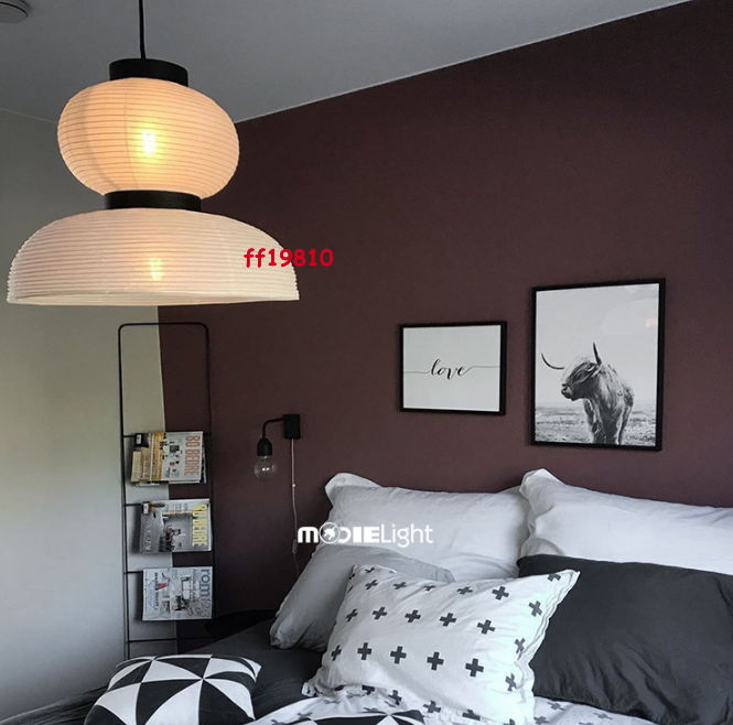 Retro Lantern Pendant lamp Paper Handcraft Light Shade Japanese-style A ...