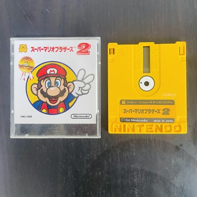 Super Mario Bros. 2 & 1 Nintendo Famicom Disk System 1986 FMC-SMA FMC ...