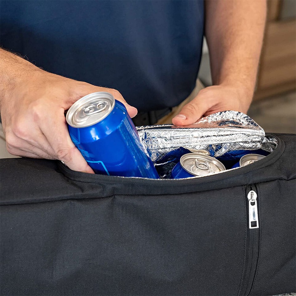 Portable Beer Can Insulated Bag Beverage Cooler With 2 Ice Packs For ...