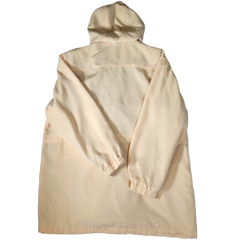 Braetan Womens Sz XL Yellow Trench Jacket Raincoat Detachable Hood ...