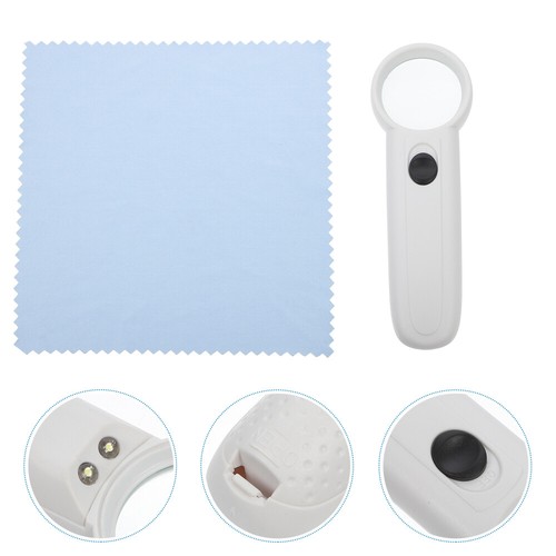 Handheld High-definition Magnifying Glass Portable Magnifier Lighted | eBay