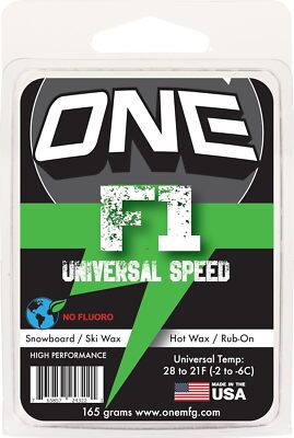 One MFG Any Condition F-One Snowboard Wax - 165g | eBay