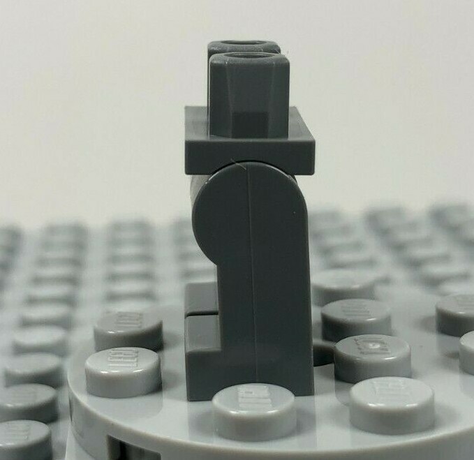 LEGO Male Minifigure Dark Bluish Gray Hips & Legs with Long Black ...