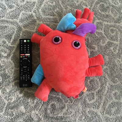 GIANT MICROBES- XL HEART w/ MINIS--Stuffed Plush Red White Blood Plasma ...
