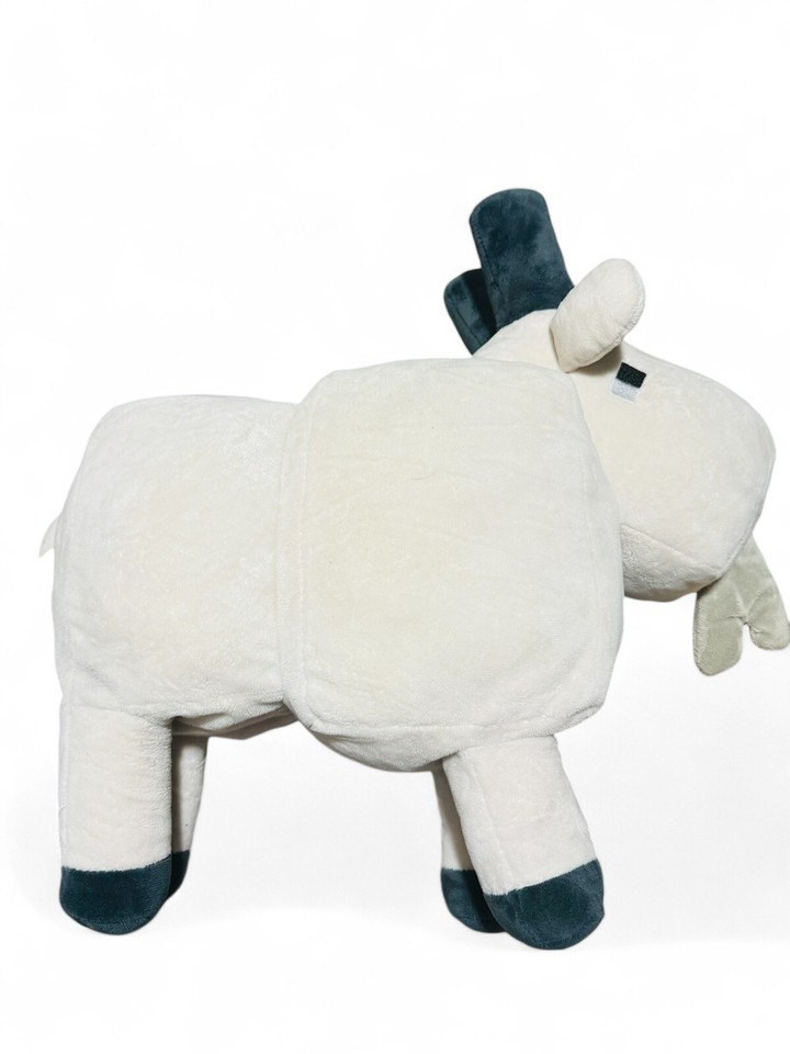 Minecraft Plush Goat 16" Mojang Microsoft PLUSH Pillow White 2021 | eBay
